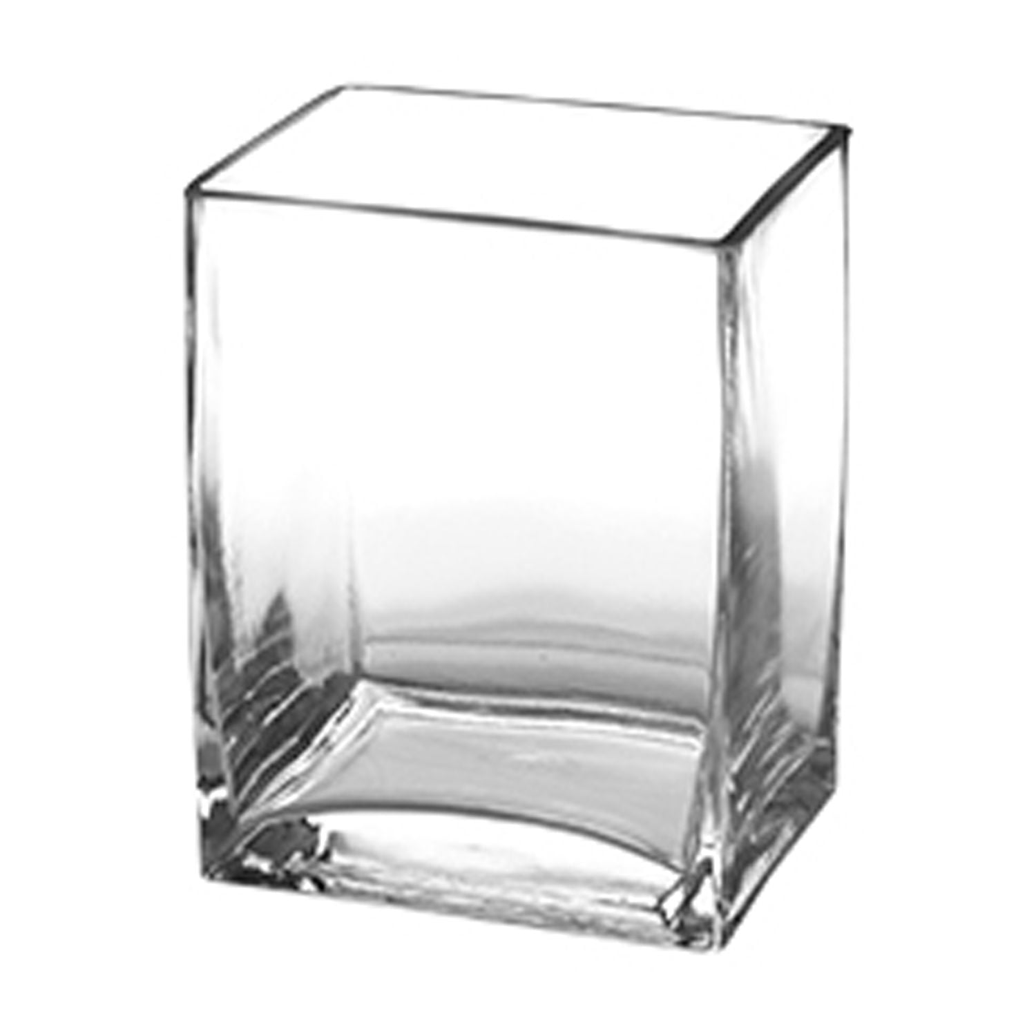 Glayze Clear Rectangle Glass Vase Collection - Walmart.com