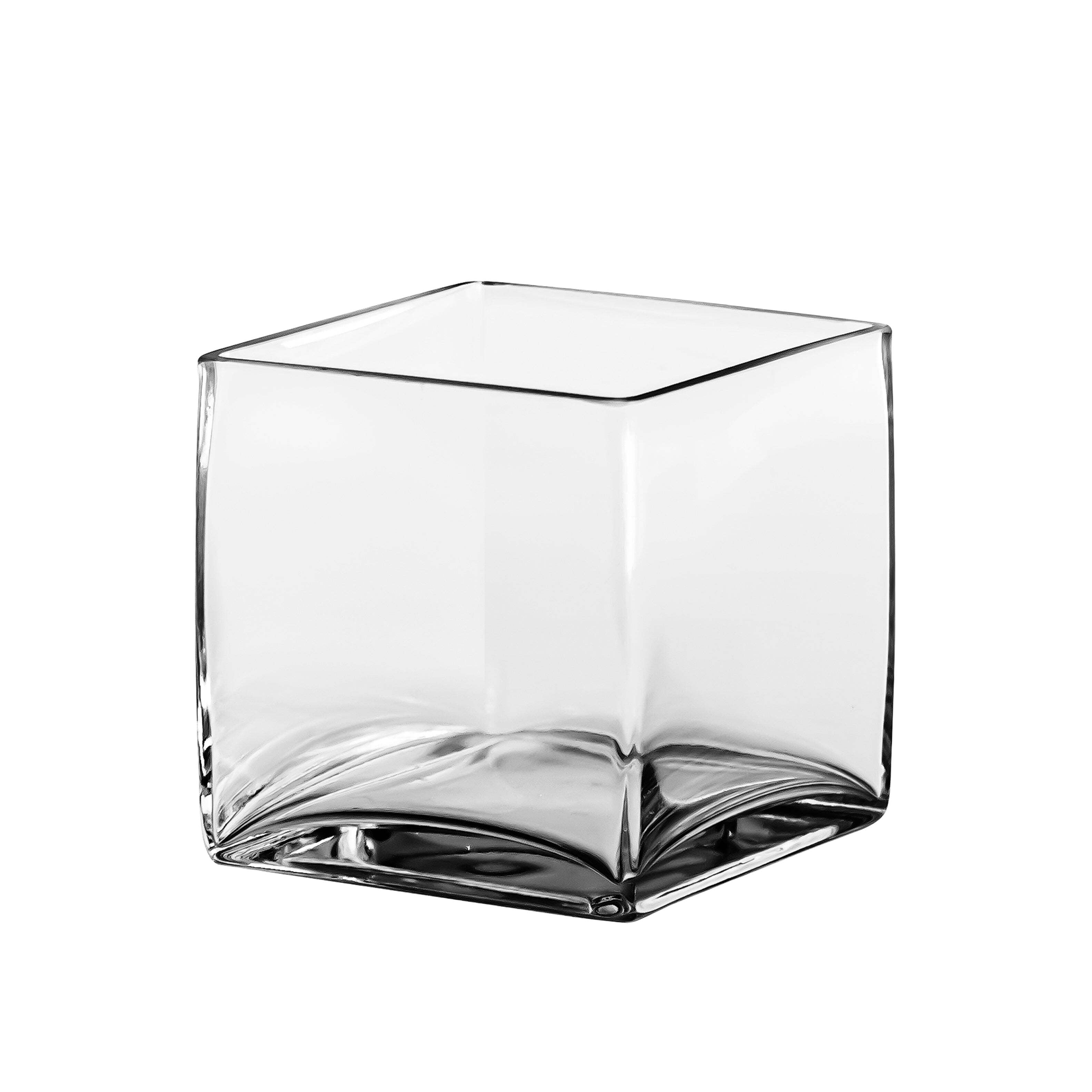 Bria Square Glass Vase - Walmart.com