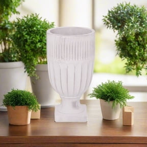 White Terracotta Pots