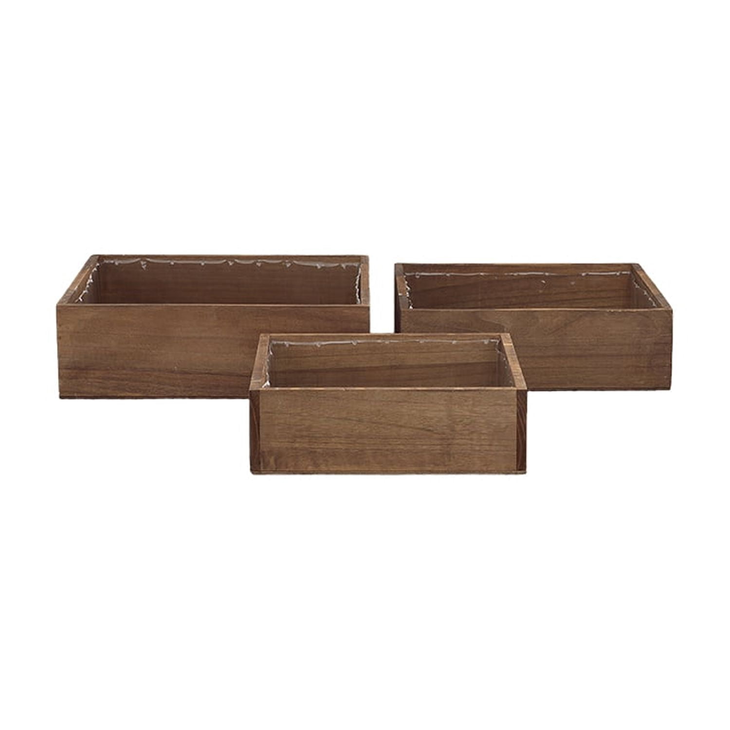 Arden Wooden Square Planter (Set of 3) - Walmart.com