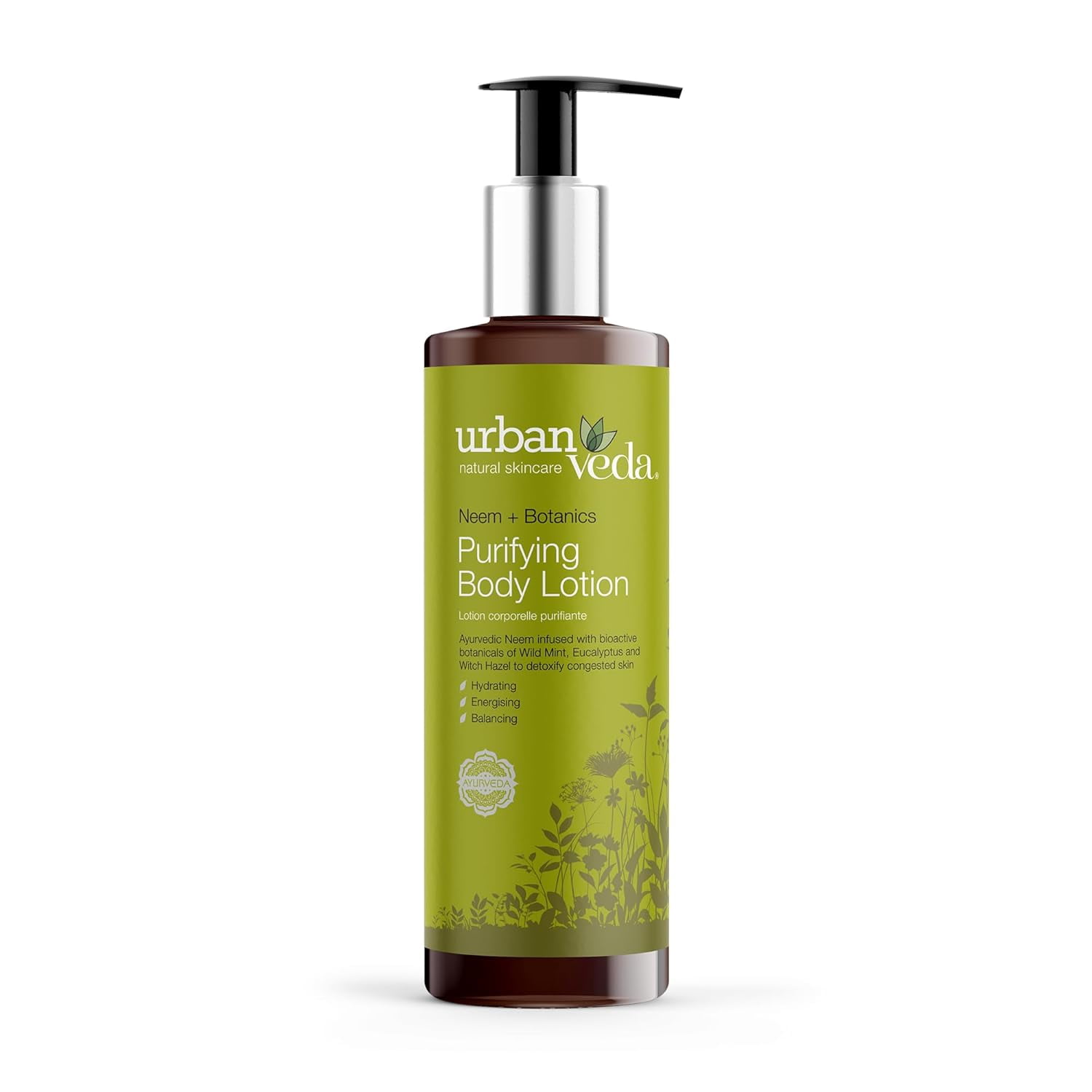 Urban Veda Natural Skin Care Purifying Neem Body Lotion Moisturizer ...