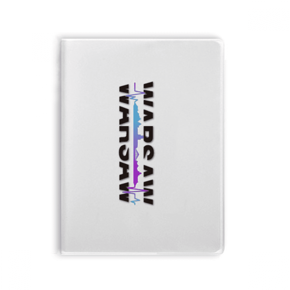 Urban Wave Warsaw Architecture Notebook Gum Cover Diary Soft Cover ...