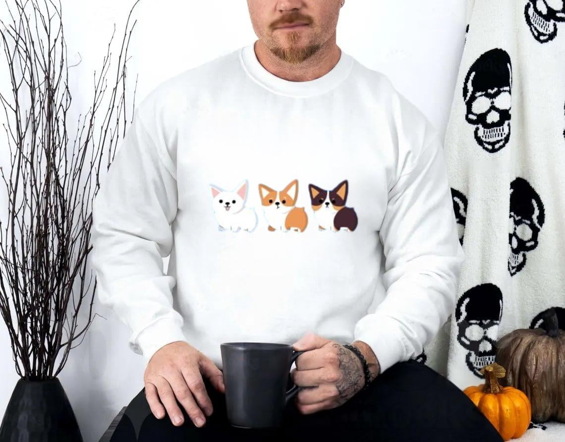 Urban Wear Corgi Chart T-Shirt , Hoodie, Sweatshirt for Dog and Pet ...