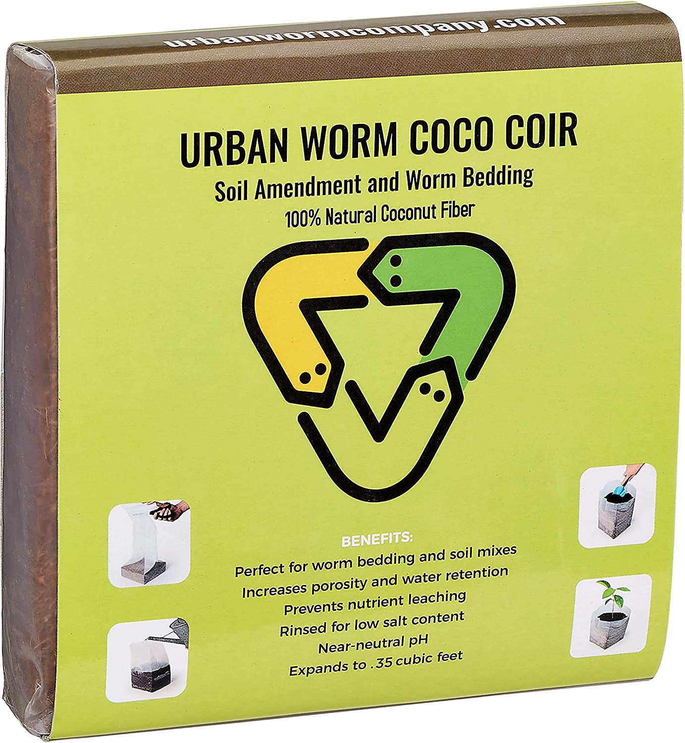 Urban Worm Coco Coir Soil Amendment and Bedding (24) - Walmart.com