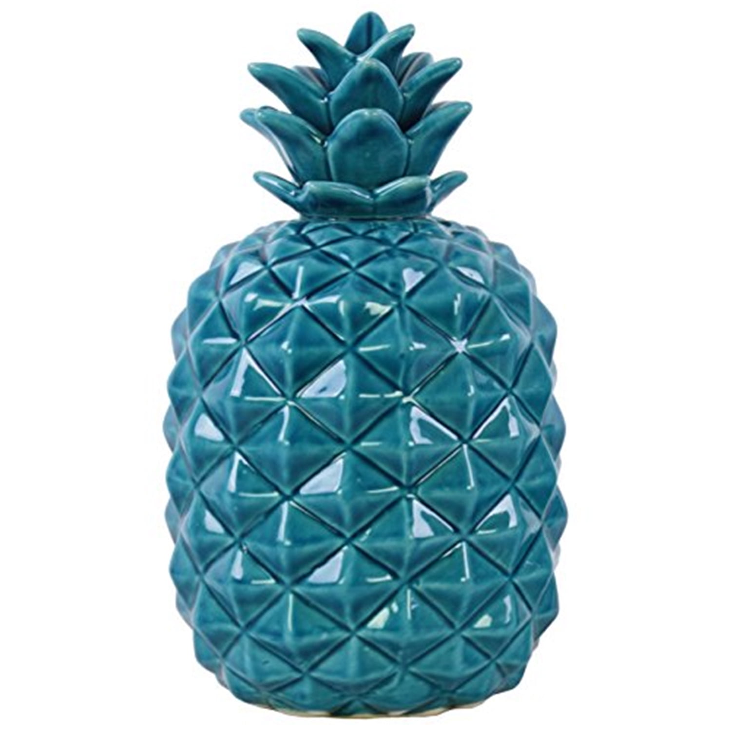 Urban trends collection: ceramic pineapple decor figurine, gloss finish ...