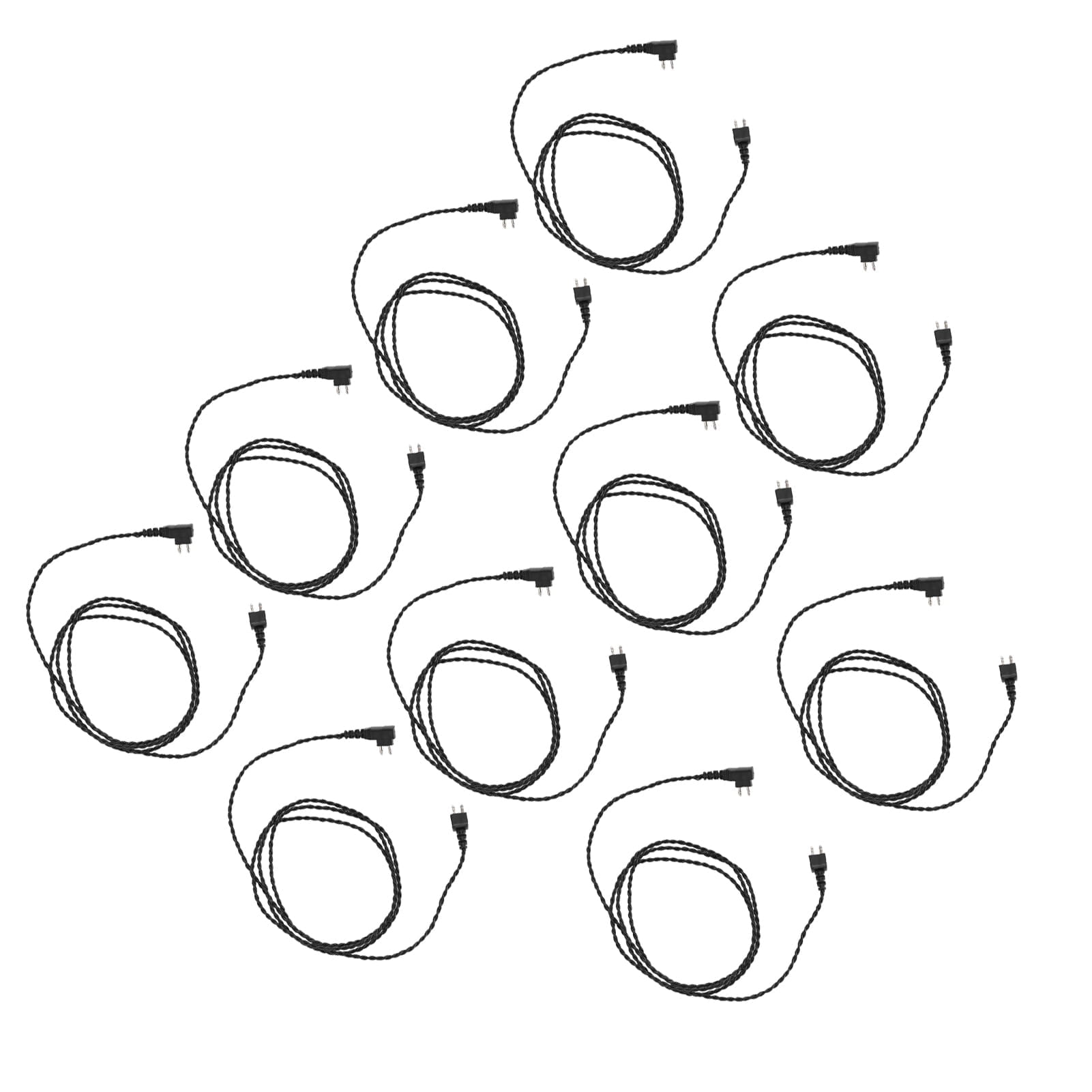 UrbanEden 2pin Receiver Cord,10pcs 2pin BW S Receiver Wire Heat Sound ...