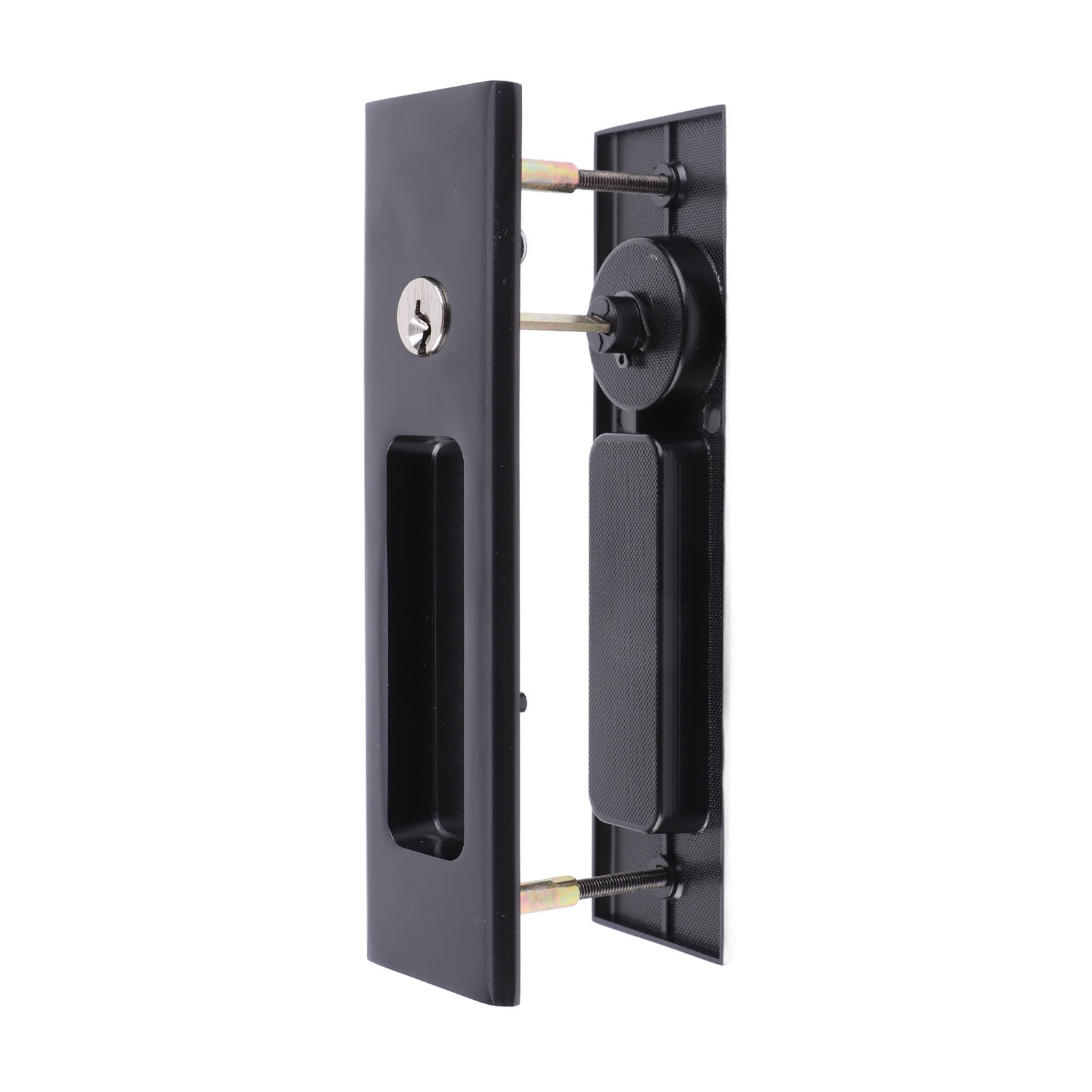 UrbanEden Door Lock Set, Zinc Alloy Sliding Door Lock Latch Handle Set ...