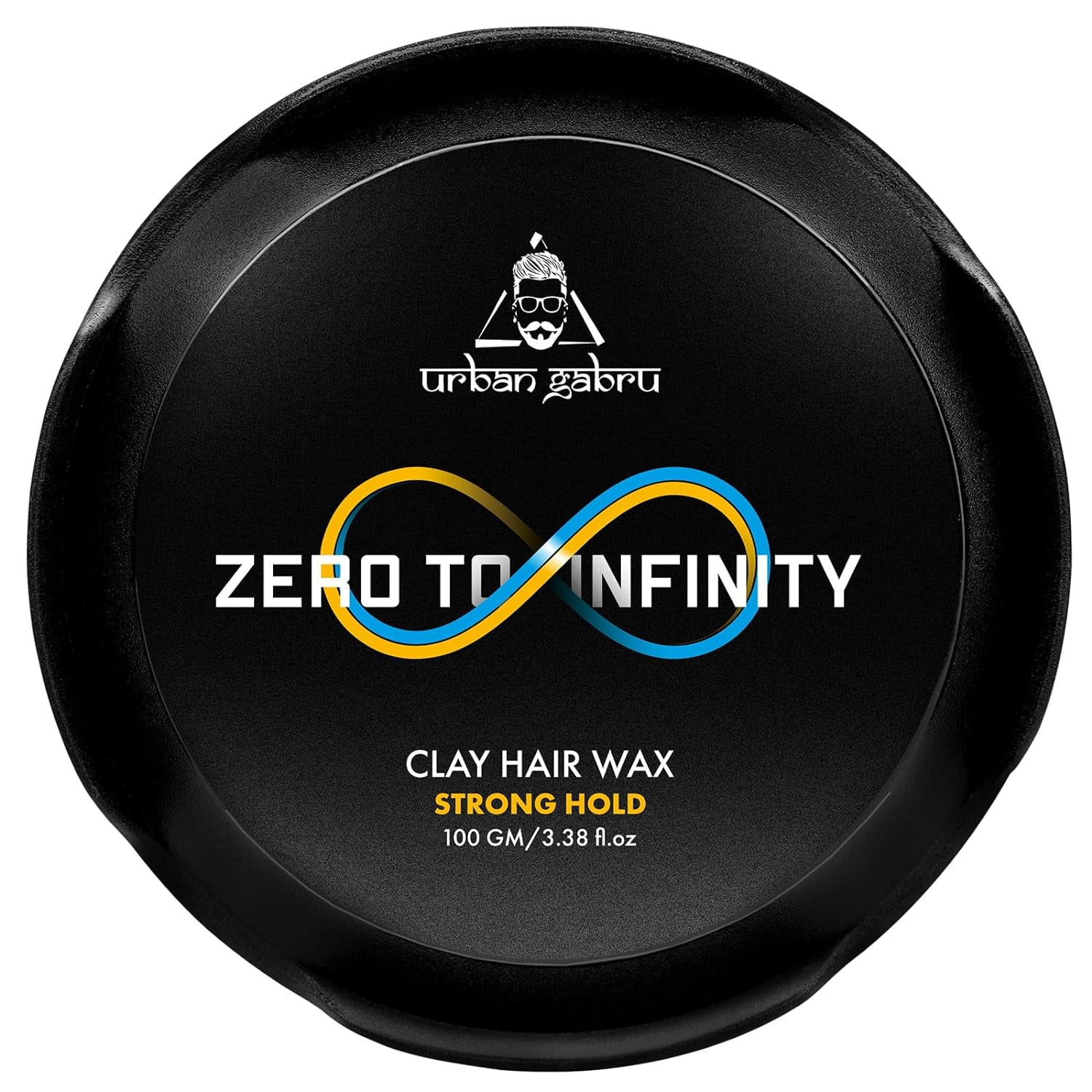 Urbangabru Clay Hair Wax For Men Zero To Infinity 100 Gm Strong Hold Matte Finish Natural