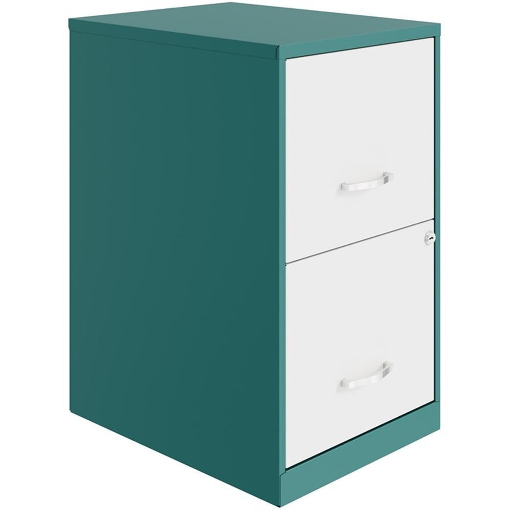 UrbanPro Small Fully Assembled 18" 2-Drawer Metal File Cabinet for Home ...