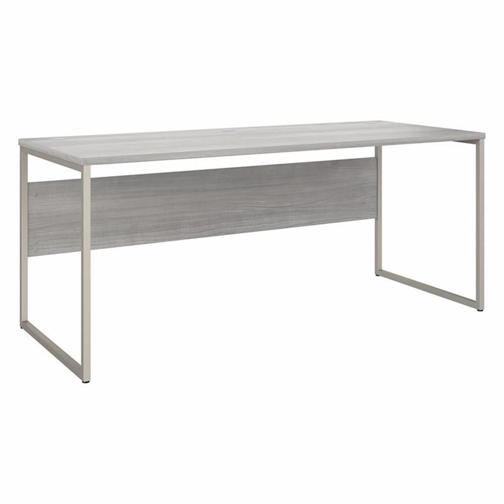 UrbanPro 72W x 30D Computer Table Desk in Platinum Gray - Engineered ...