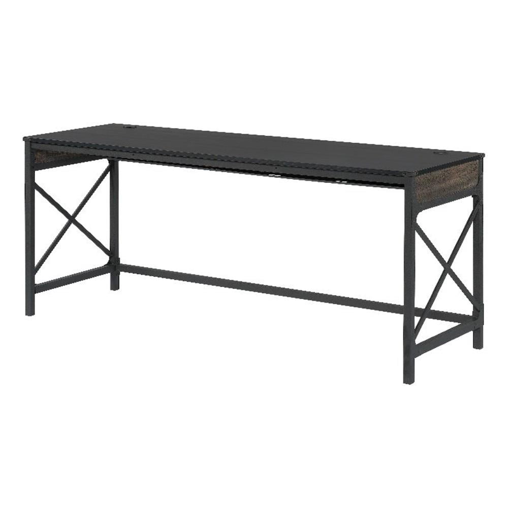 UrbanPro Engineered Wood 72"x24" Table Desk in Carbon Oak Finish ...
