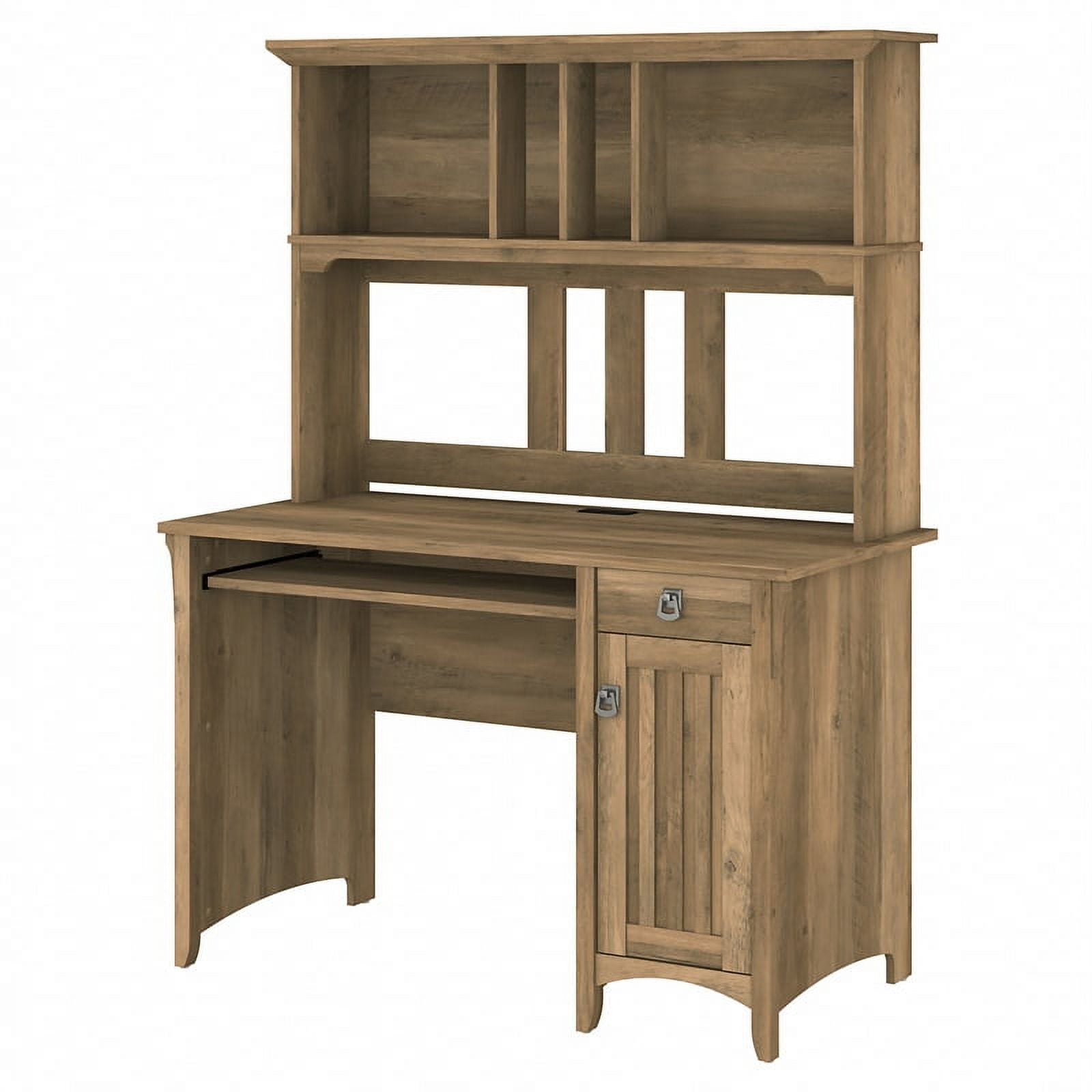 UrbanPro Farmhouse Small Computer Desk with Hutch in Reclaimed Pine ...