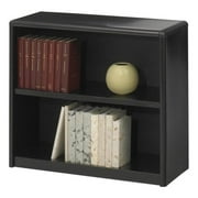 2 Shelf Bookcase Black