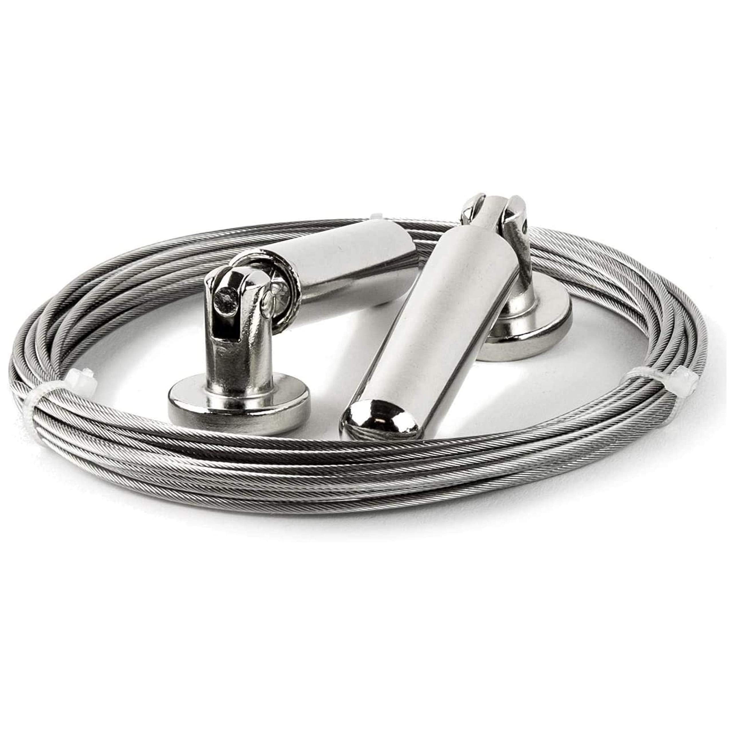 UrbanRed Stainless Steel 16.4 FT (5m) Curtain Wire Rod Set - Curtain ...