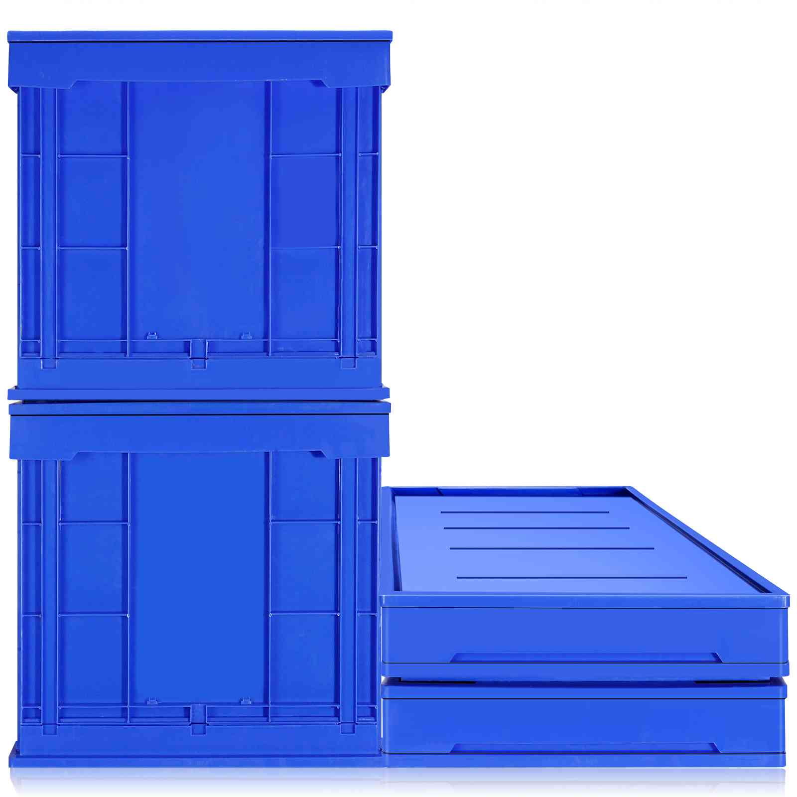 UrbanX 189L Solid Wall Clever Crates, Collapsible Storage Bins with ...