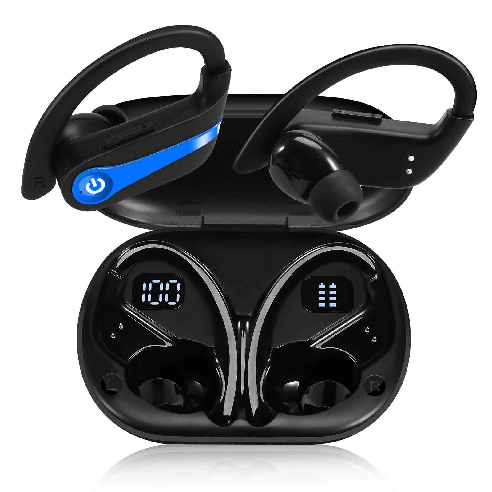 UrbanX Challenger Series Sports Earphones wireless Bluetooth with Built ...