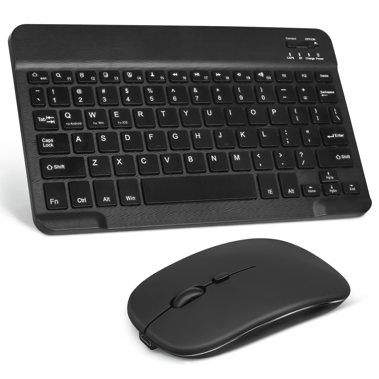 UrbanX Rechargeable Bluetooth Keyboard and Mouse Combo Ultra Compact ...