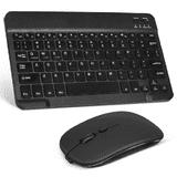 UrbanX Rechargeable Bluetooth Keyboard and Mouse Combo Ultra Compact ...