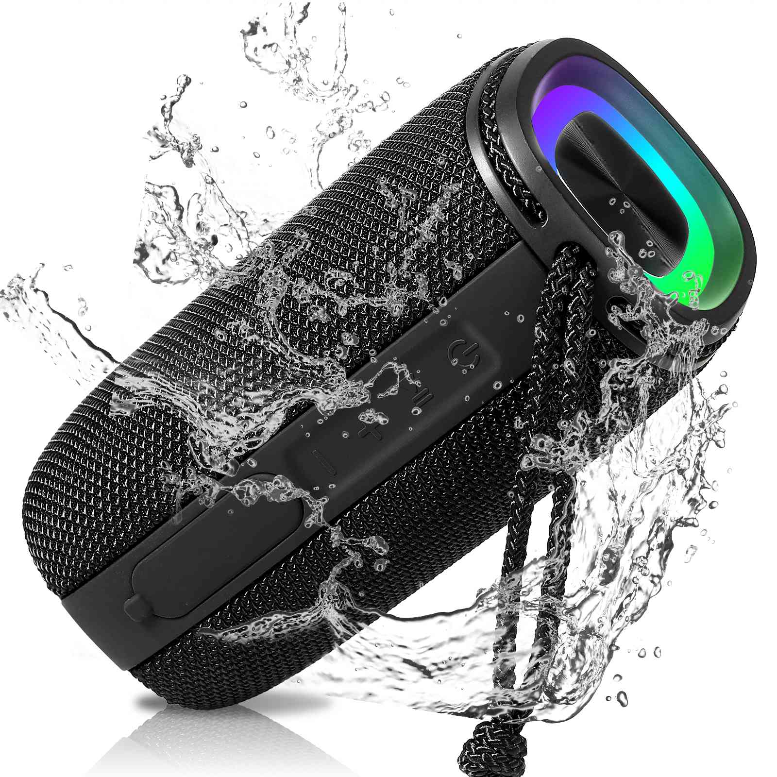 UrbanX X808 Bluetooth Speaker, IPX5 Waterproof Speakers 360° HD ...