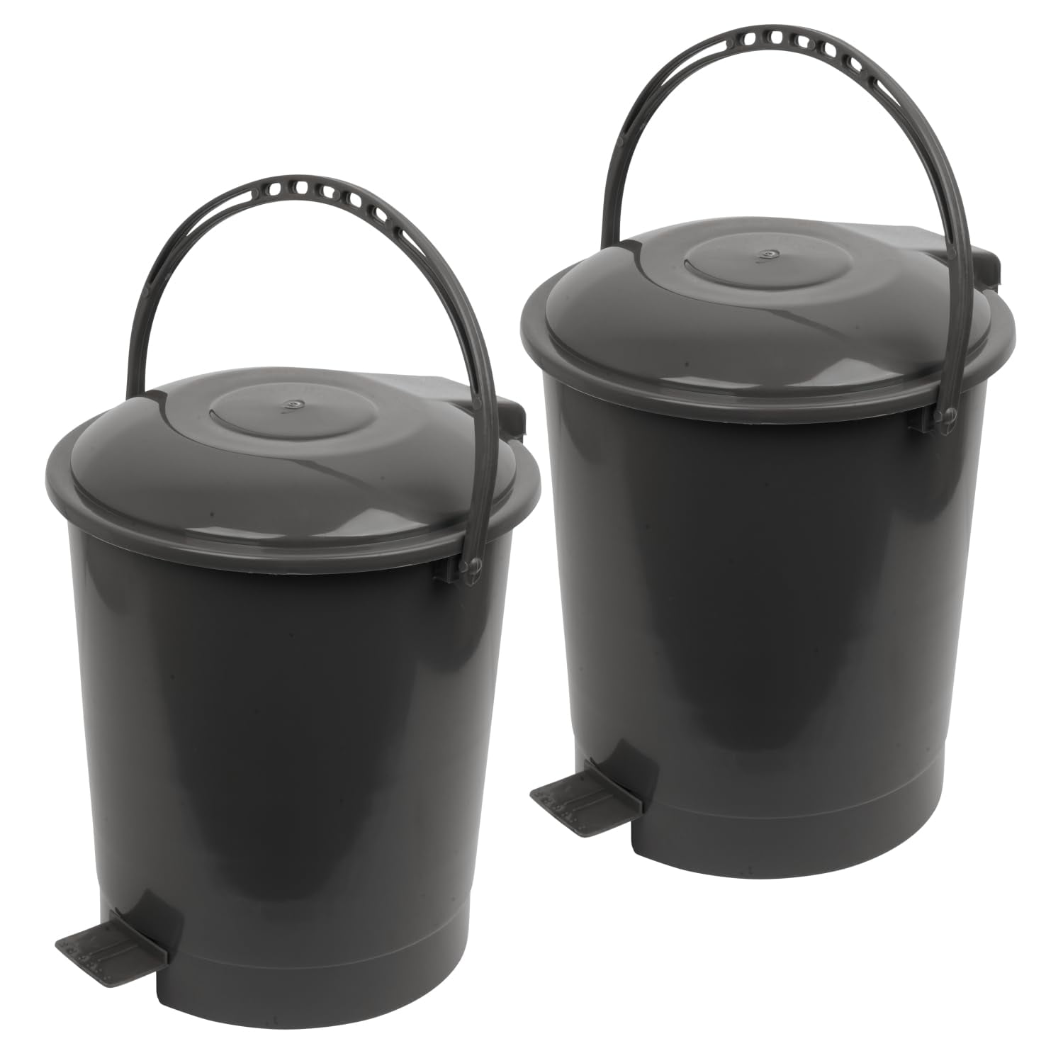 Urbane Home Dustbin Plastic Swinging Lid Dustbin Pedal Dustbin with Lid ...