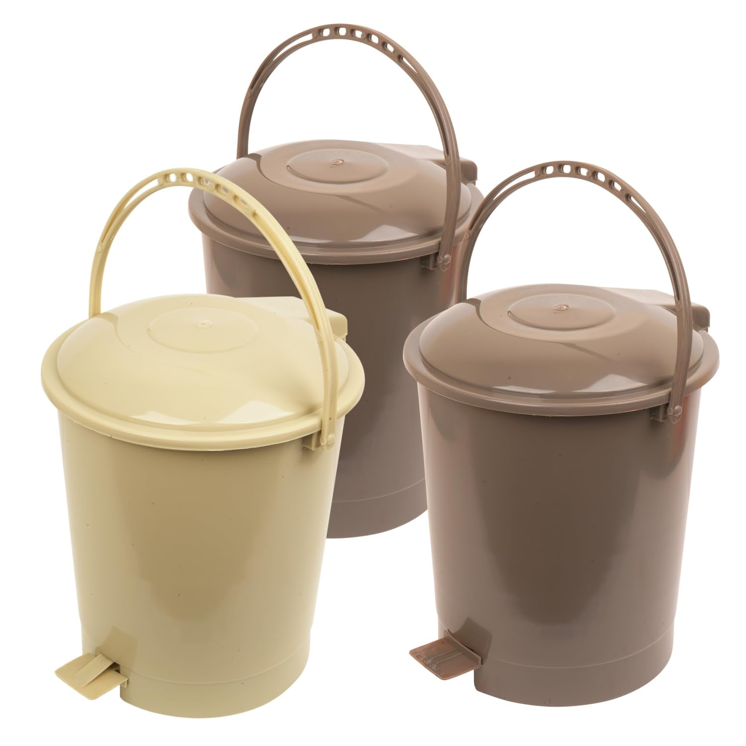 Urbane Home Dustbin Plastic Swinging Lid Dustbin Pedal Dustbin with Lid ...