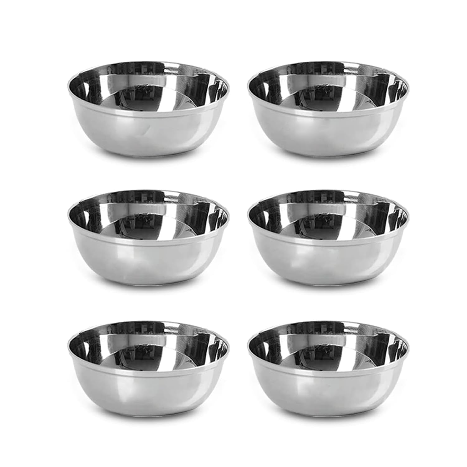 Urbane Home Stainless Steel Bowl Kitchen Set Durable Wobble Free Base ...
