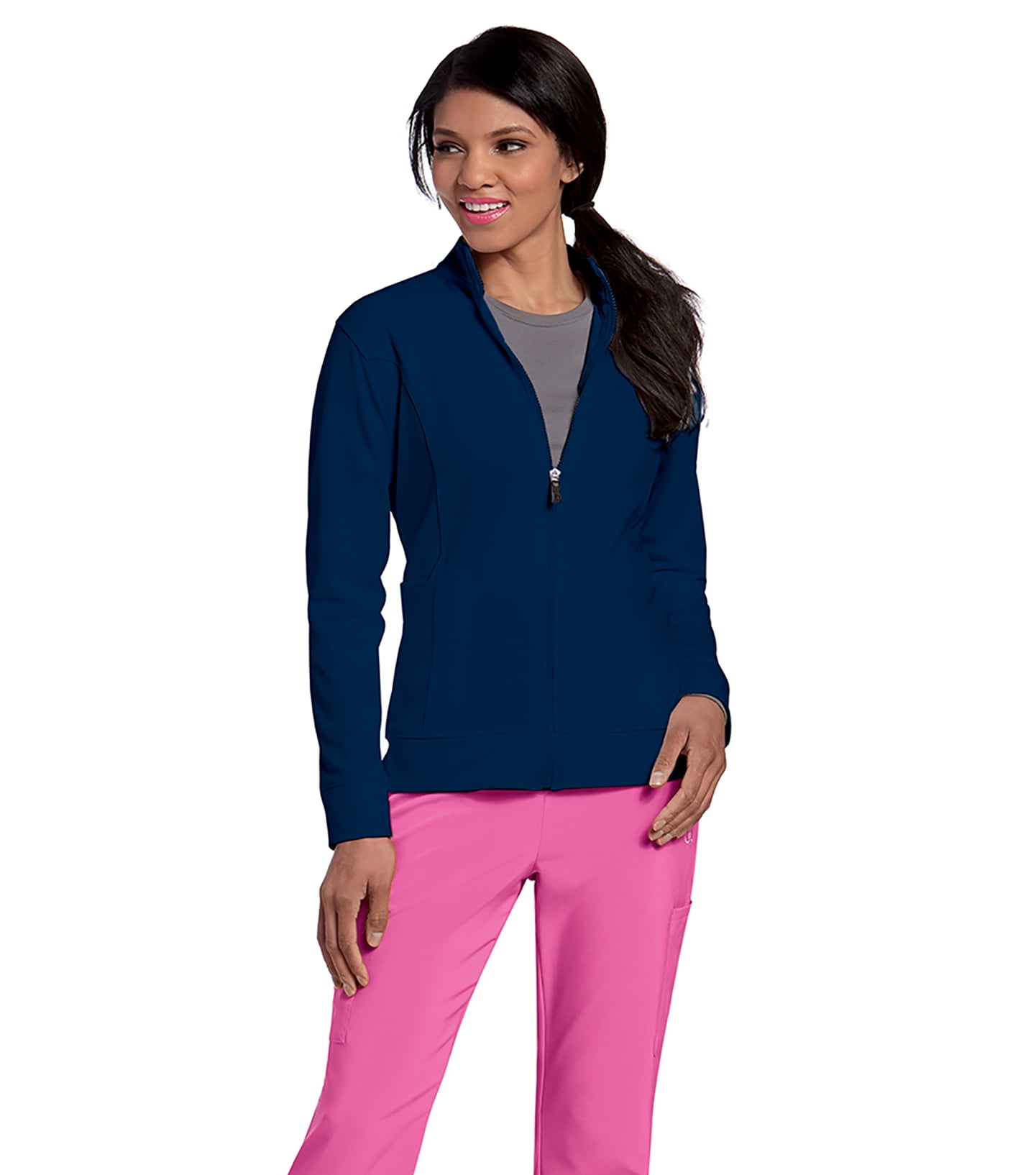 Urbane Performance Women's Empower Three Pocket Zipper Front Scrub ...