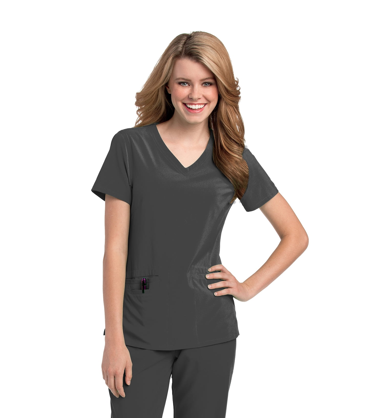 Urbane Performance Women's Motivate Modern Fit Two Pocket V-Neck Scrub ...