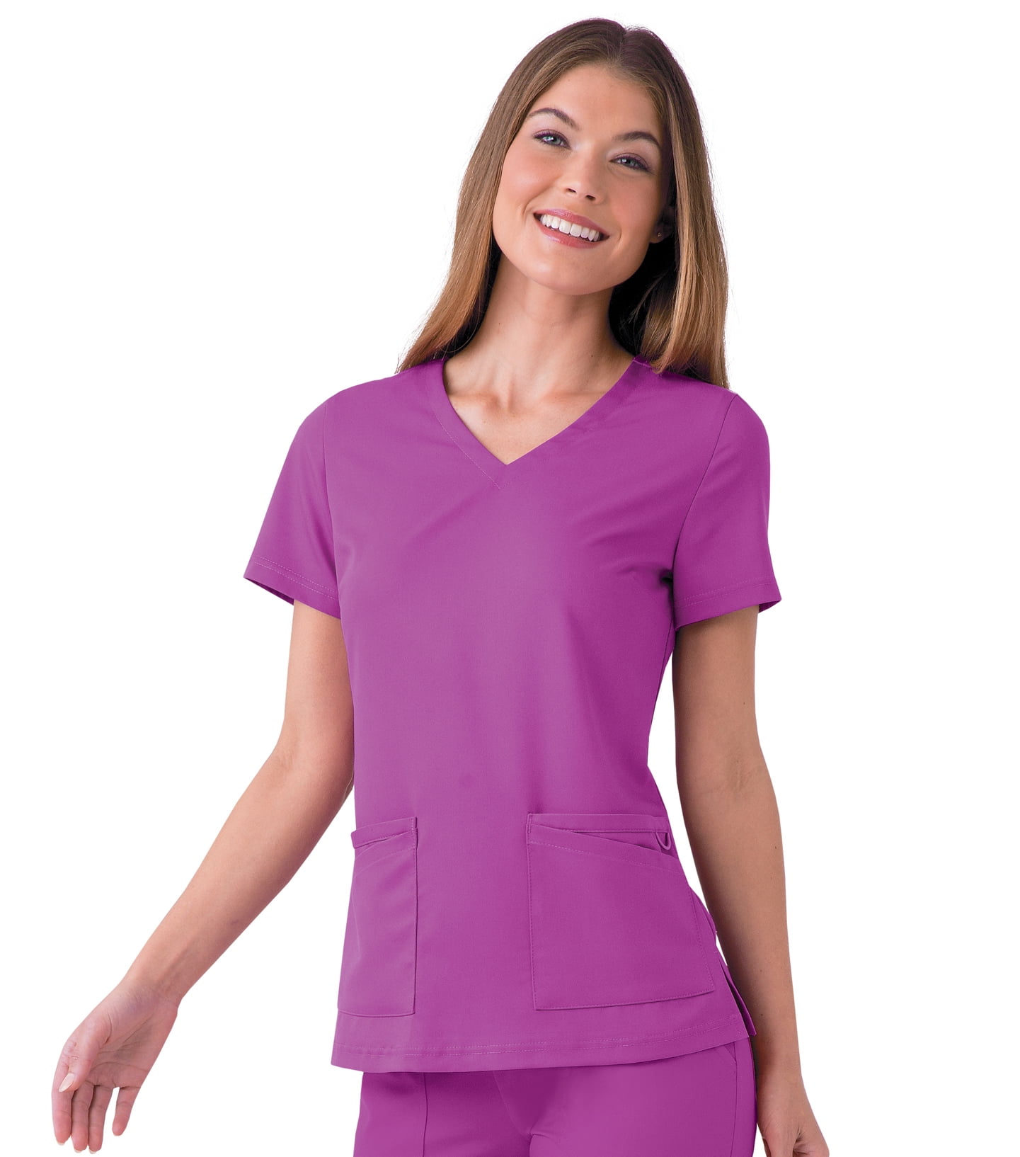 Urbane Ultimate Women's Chelsea 2-Way Stretch Four Pocket V-Neck Scrub ...