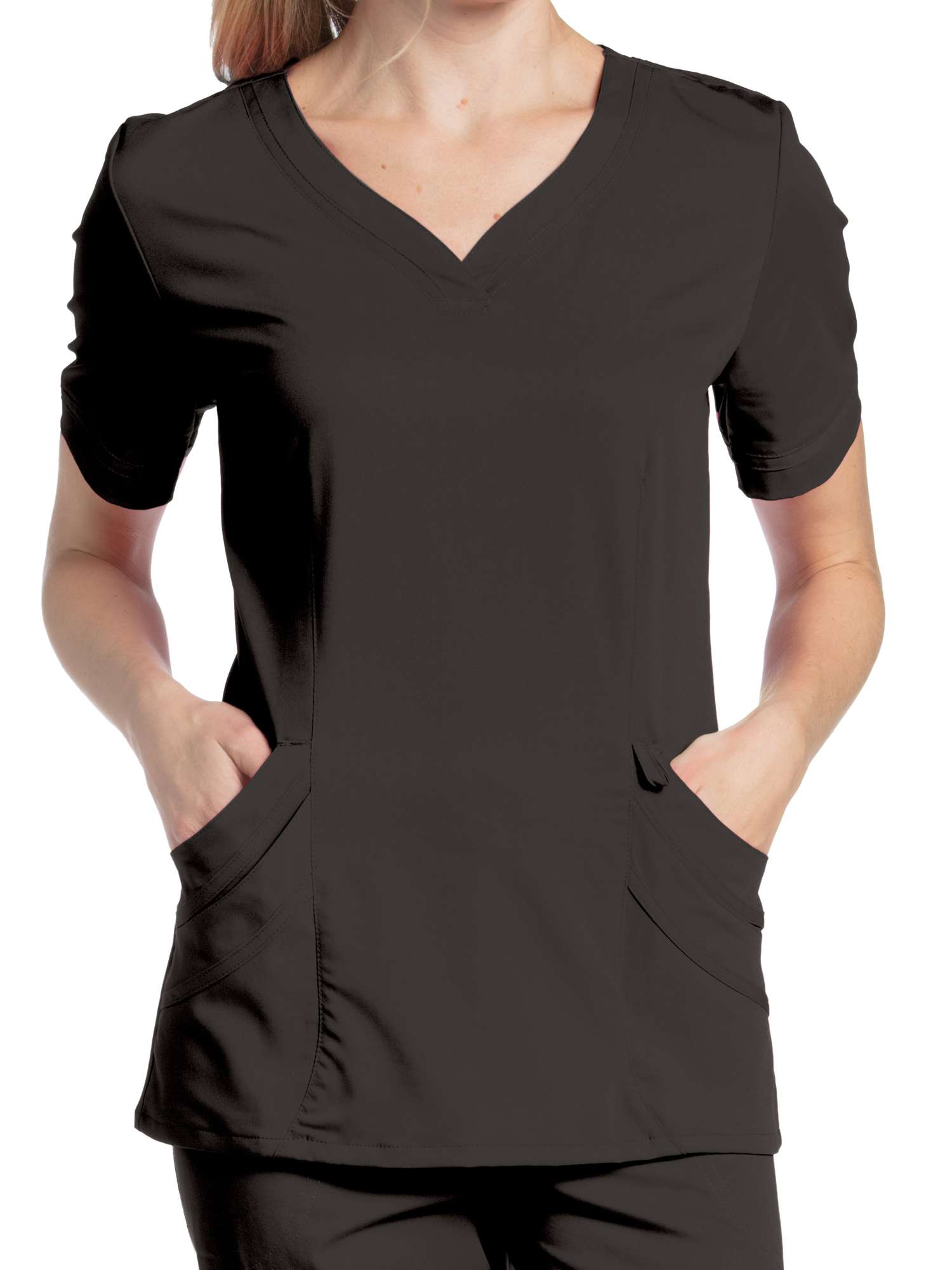 Urbane by Landau Women's Chloe Sweetheart-Neck Tunic Scrub Top, Style ...