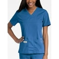 Urbane by Landau Women's Double Pocket Crossover Scrub Top, Style 9534 ...
