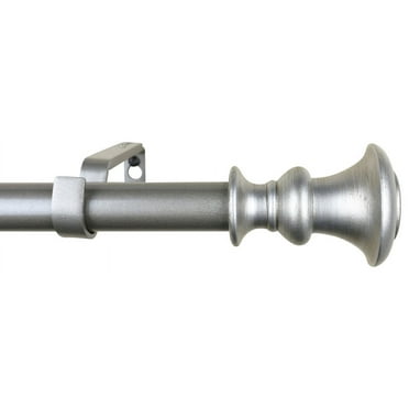 Urbanest Oval Curtain Rod, 5/8", Black, 48"-84" - Walmart.com