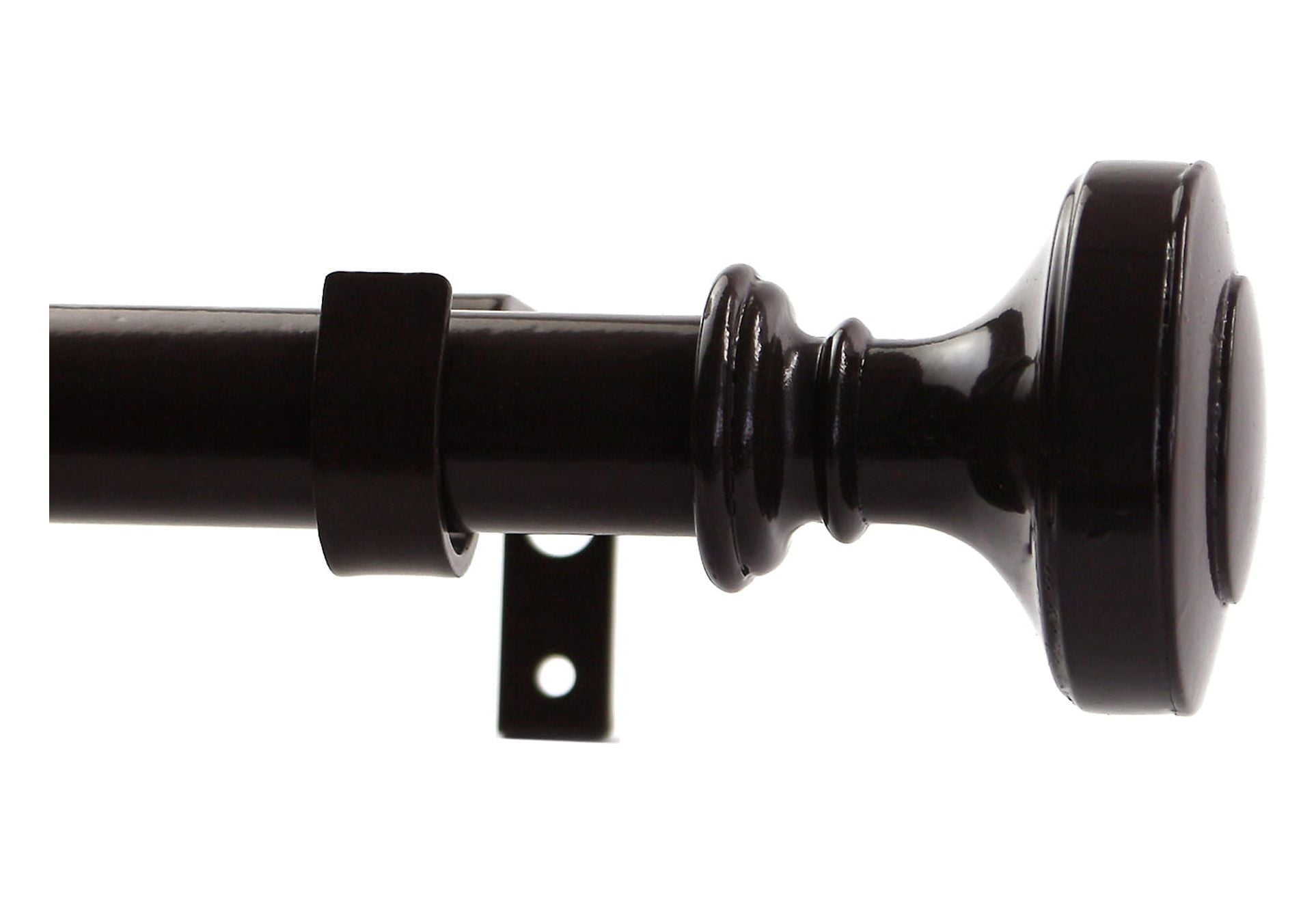 Urbanest 1-inch Diameter Semplice Adjustable Single Curtain Rod, 84 ...