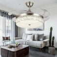 Urbanest 3-Light Modern Crystal LED Ceiling Fan Lighting Kit - Walmart.com