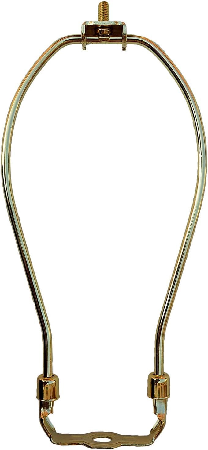 Urbanest 6-Inch Heavy Duty Lamp Harp Fitter with Saddle – Polished ...
