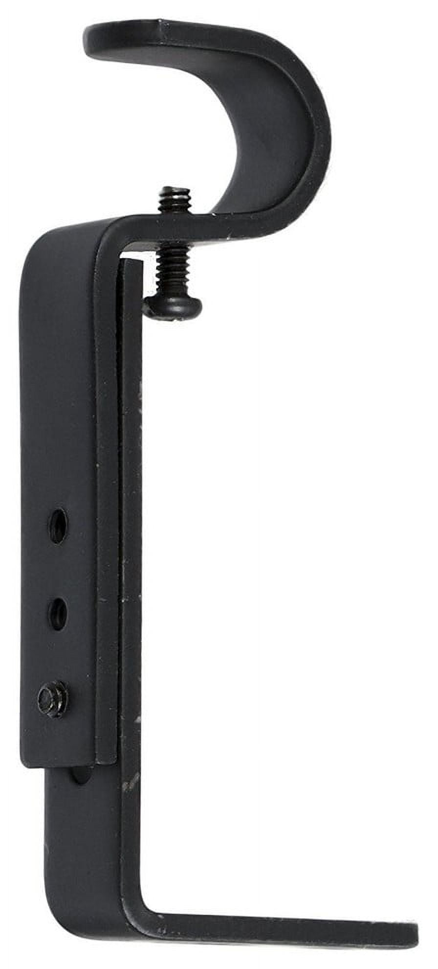 Urbanest Adjustable Bracket for 1/2"-5/8" Rod, Black - Walmart.com