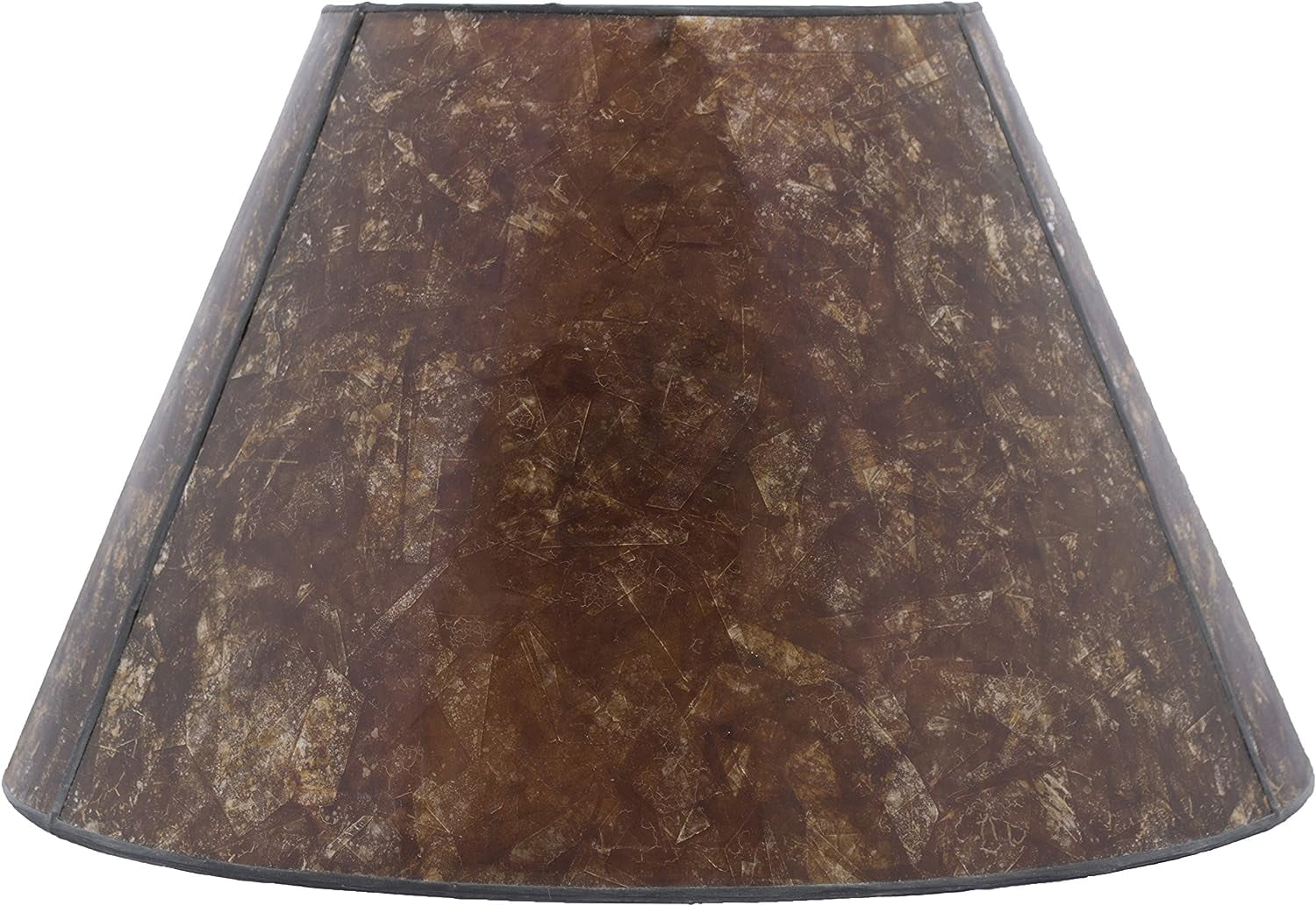 Urbanest Amber Mica Lampshade, 12-inch Bottom Diameter, 7.5-inch Height ...