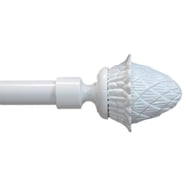 Urbanest Oval Curtain Rod, 5/8", Black, 48"-84" - Walmart.com