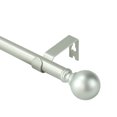 Urbanest Ball Single Curtain Rod Set With 8 Rings, 5/8", 28-48 ...