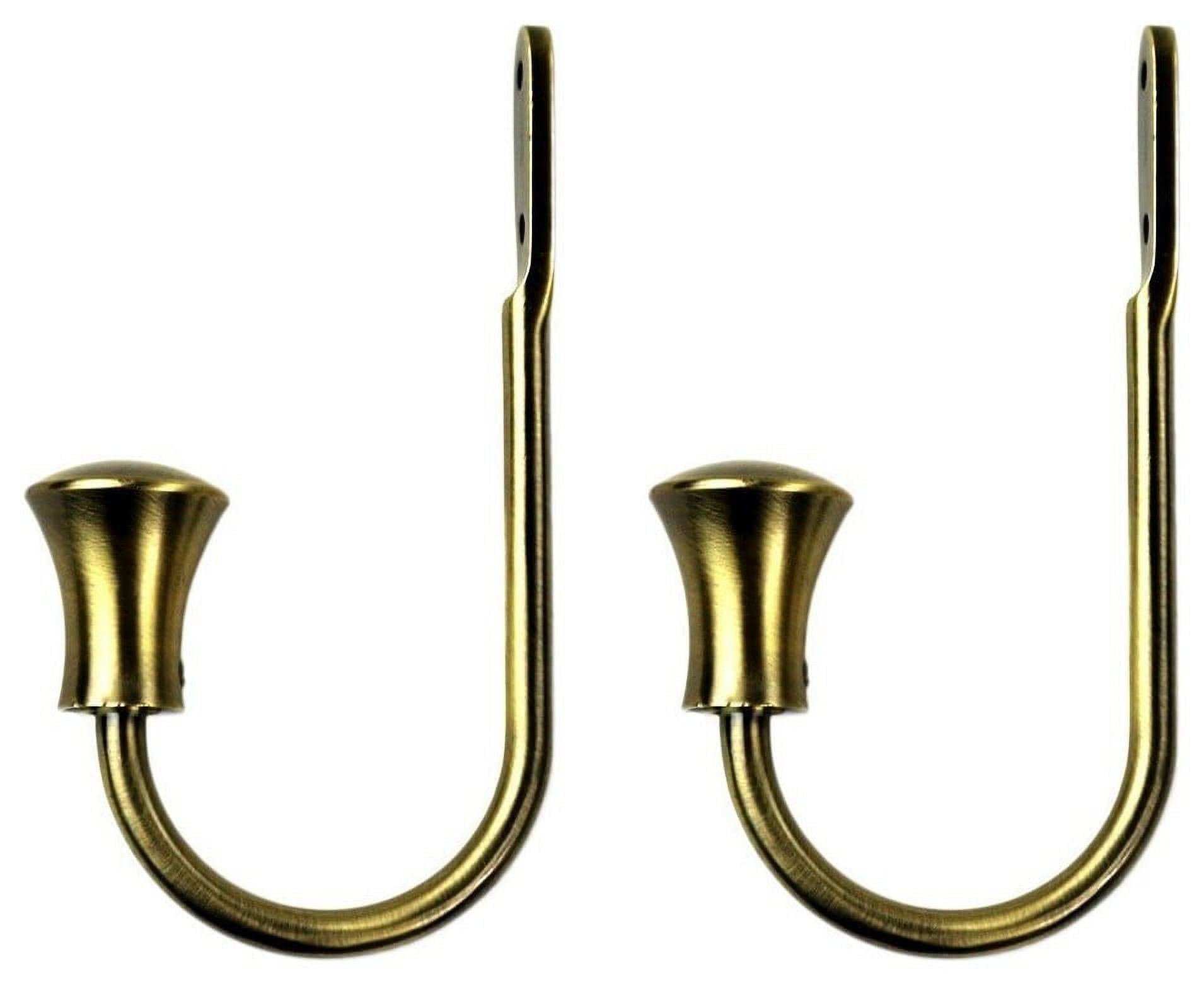 Urbanest Decorative Curtain Holdbacks for Drapes and Curtains, Classic ...