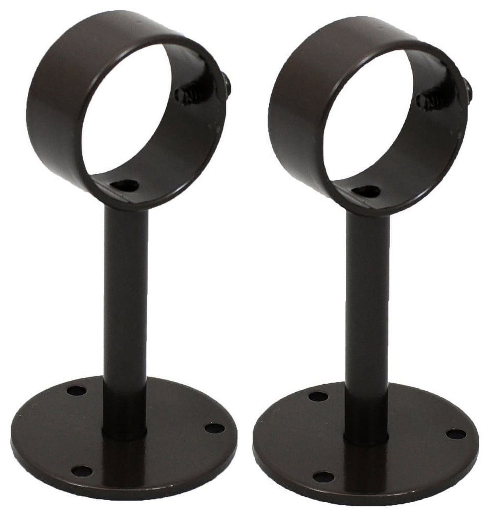 Urbanest Ceiling/Wall Bracket for 1 1/8" Rod, Bronze, Set of 2 ...