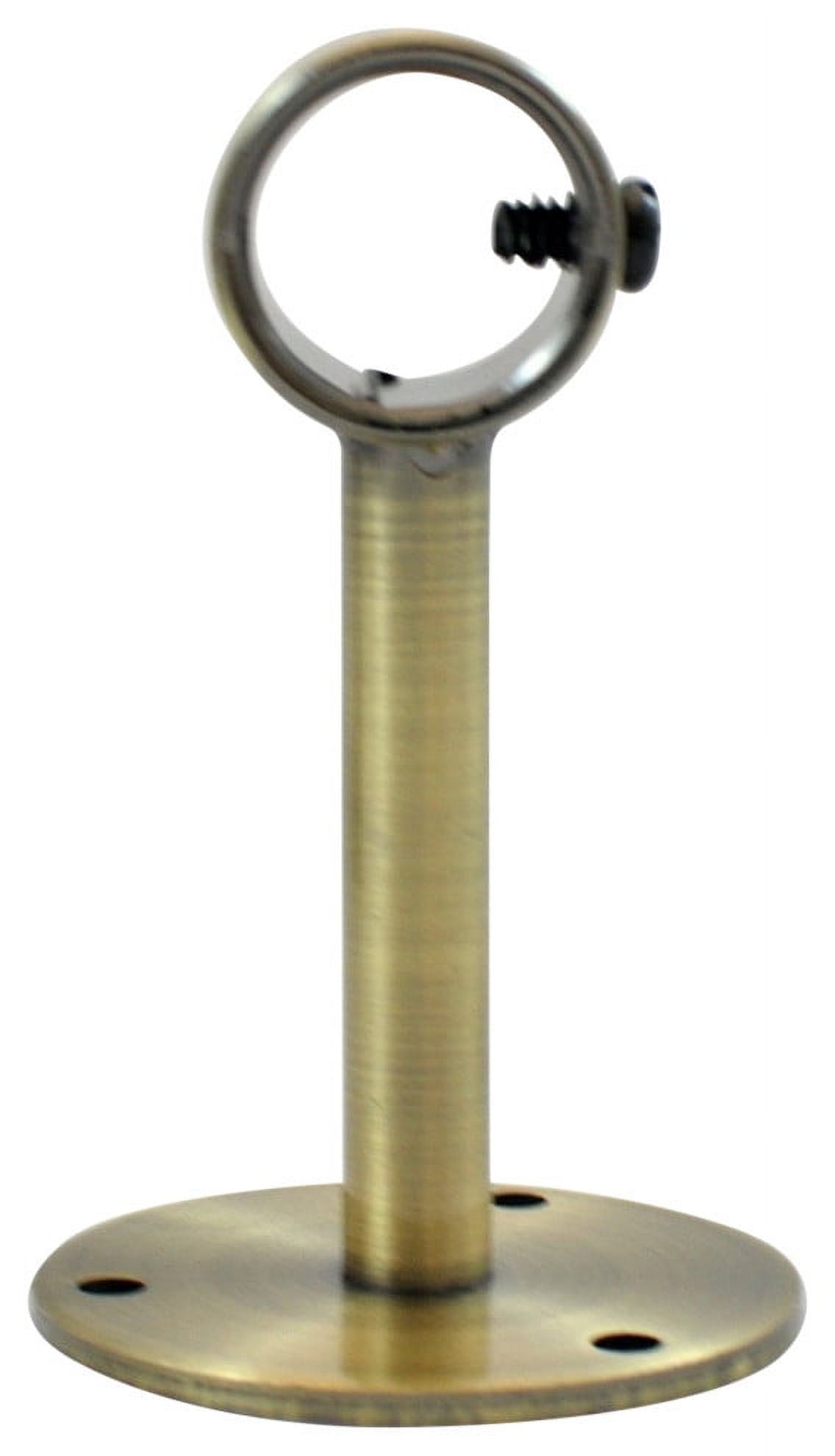 Urbanest Ceiling/Wall Brackets 3/4"-5/8" Rod, Antique Brass, Set of 2 ...