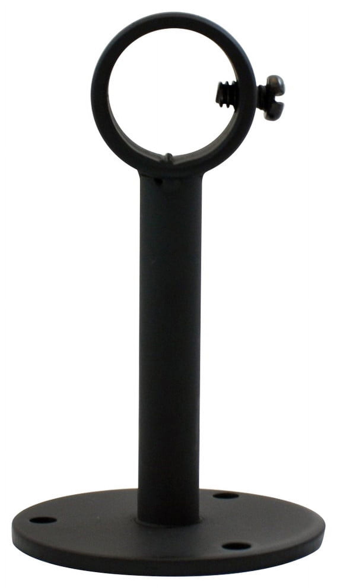 Urbanest Ceiling/Wall Brackets 3/4"-5/8" Rod, Black, Set of 2 - Walmart.com