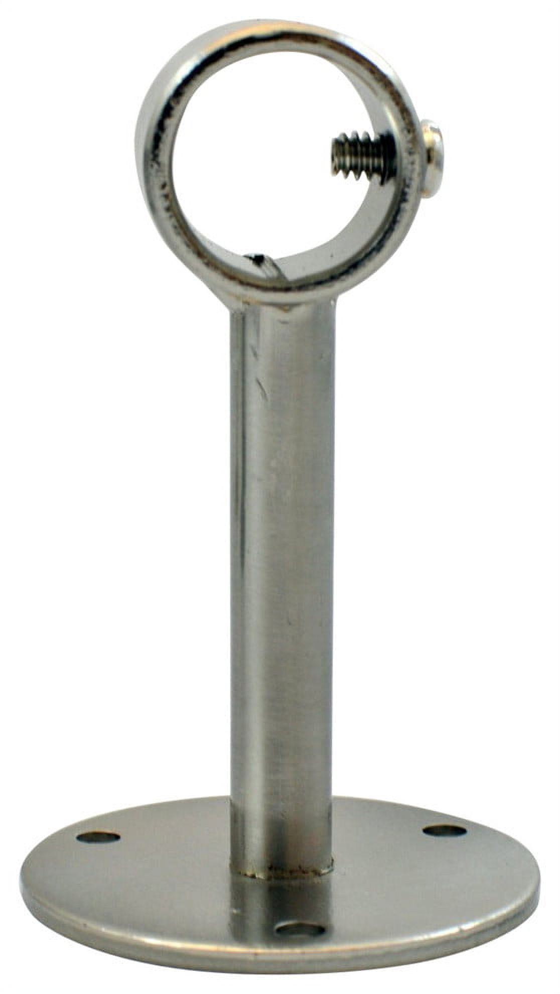 Urbanest Ceiling/Wall Brackets 3/4"-5/8" Rod, Brushed Steel, Set of 2 ...