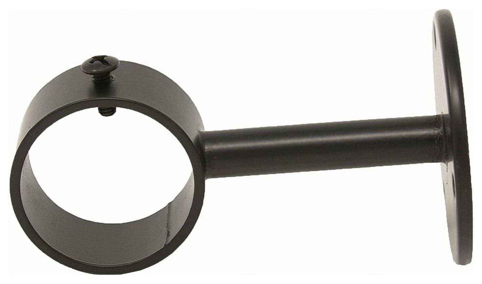 Urbanest Black Ceiling/Wall Mounting Brackets for 1 1/4"-1 1/8" Rods ...