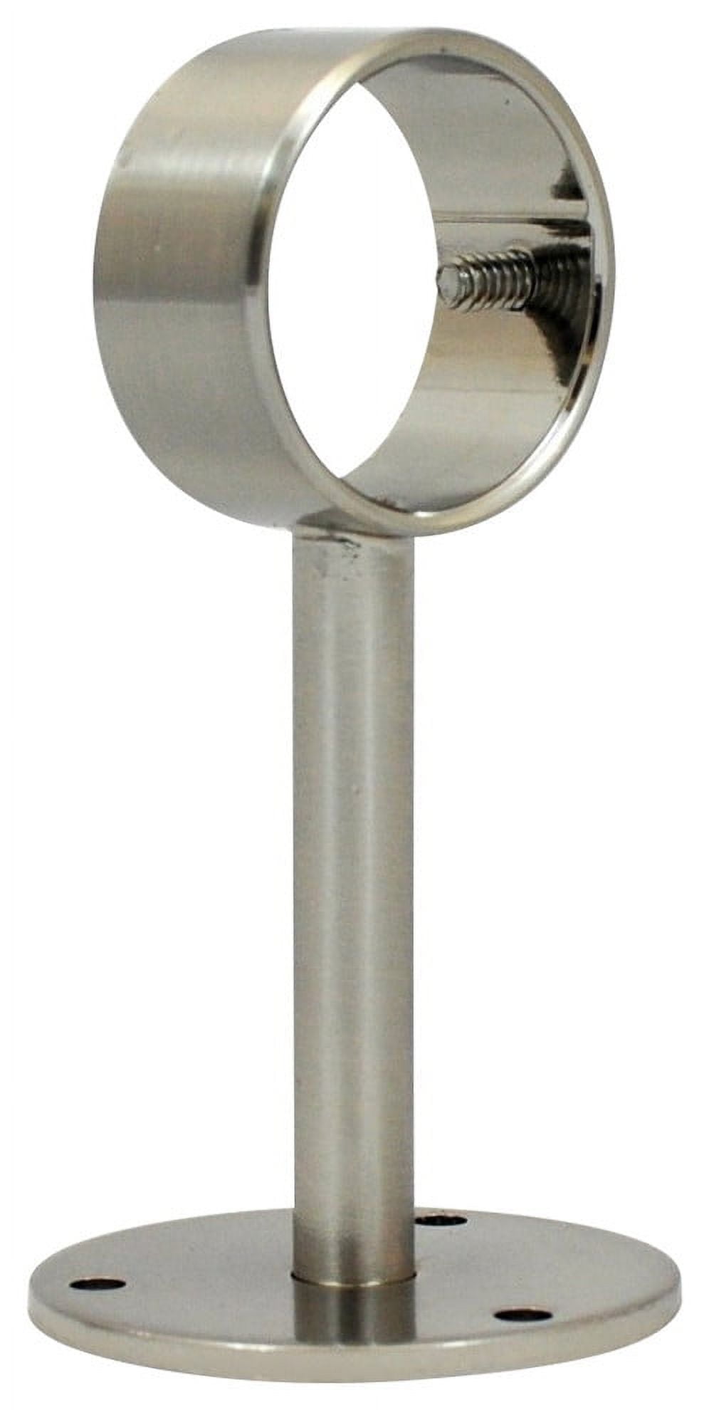 Urbanest Ceiling/Wall Brackets for 1 1/4"-1 1/8", Brushed Steel, Set of ...