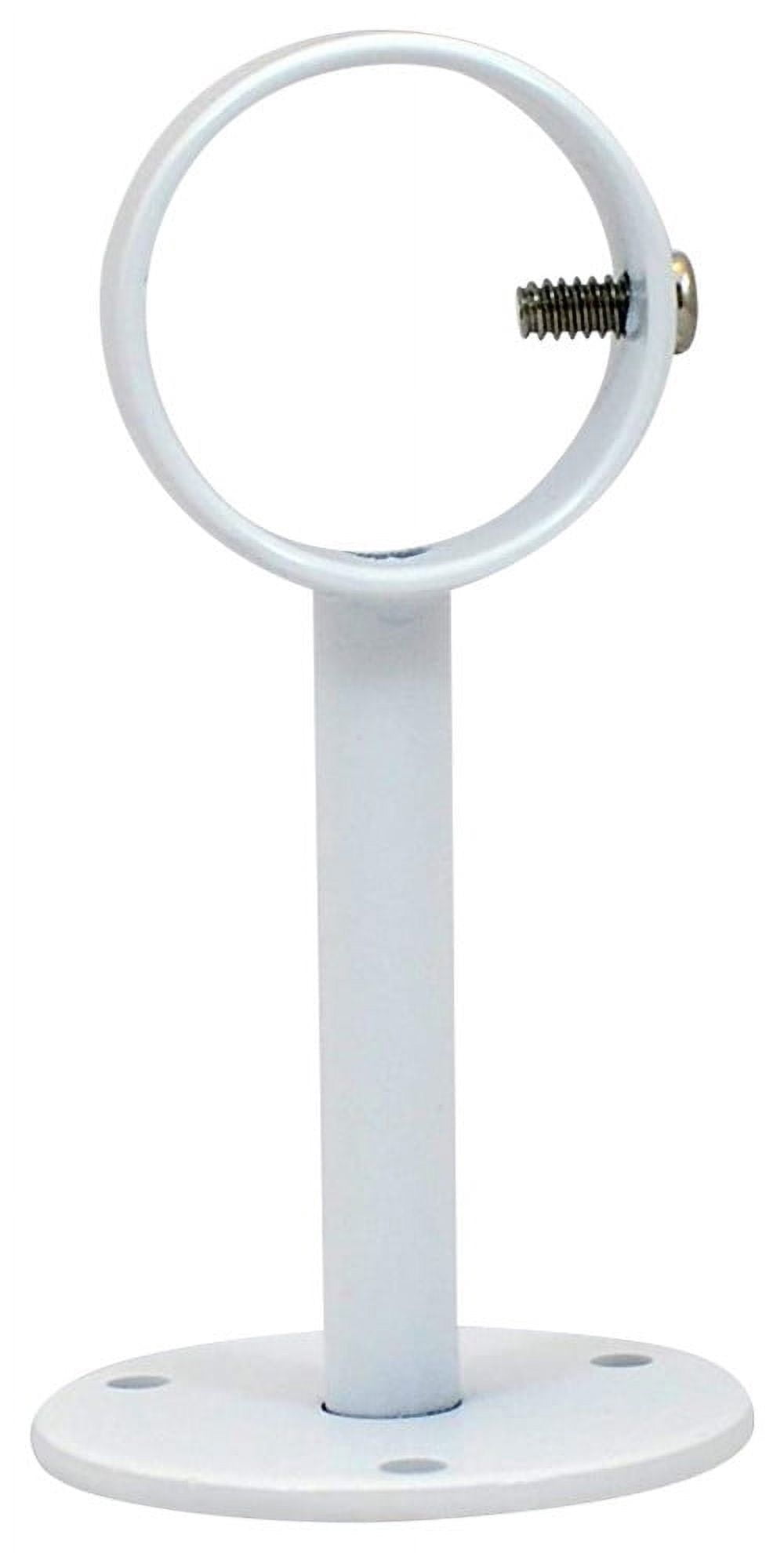 Urbanest Ceiling/Wall Brackets for 1 1/4"-1 1/8", Glossy White, Single ...