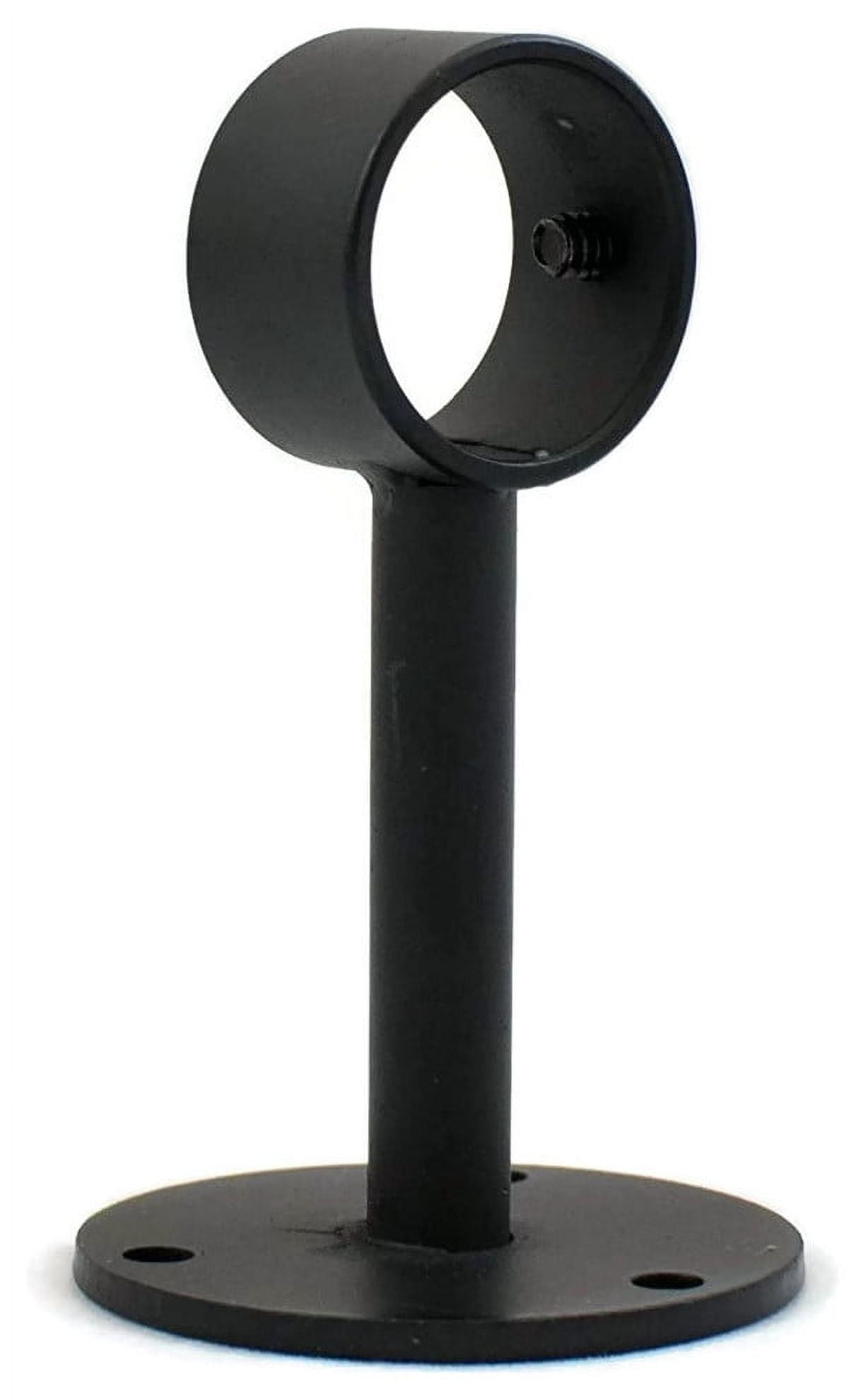 Urbanest Ceiling/Wall Brackets for 1" or 7/8" Curtain Rod, Black ...