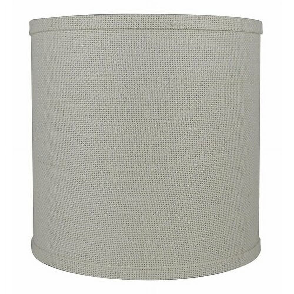 Urbanest Classic Drum Burlap Lampshade, Spider-Fitter, 8-inch by 8-inch ...