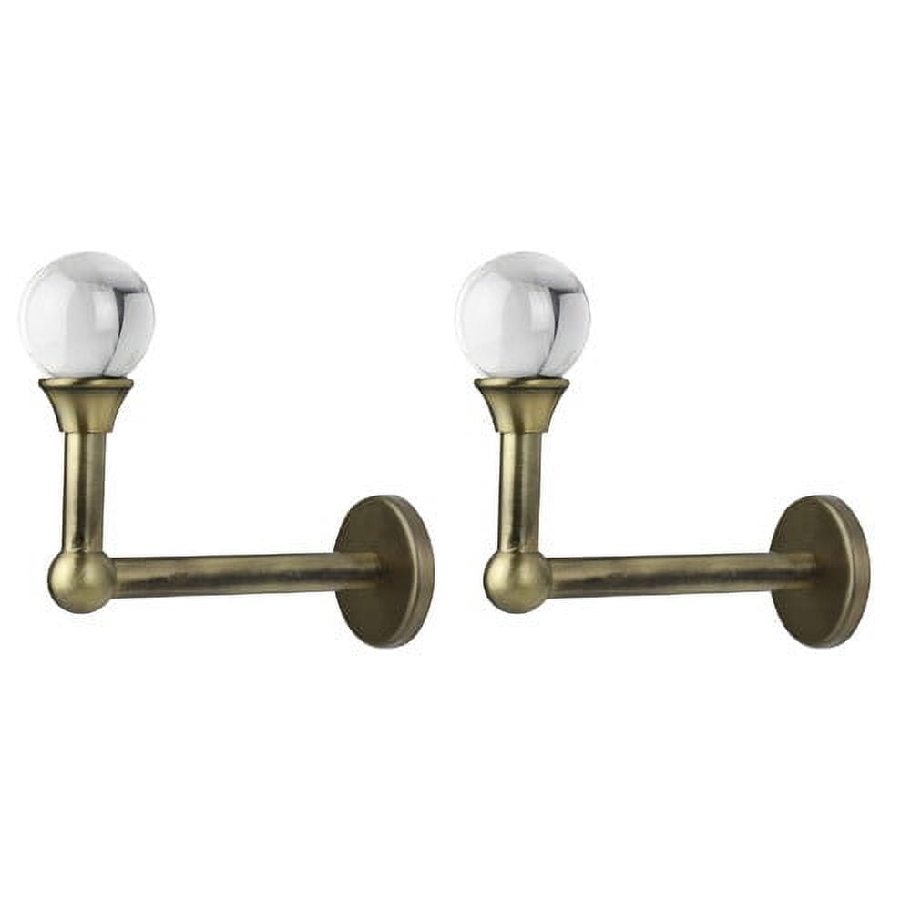 Urbanest Decorative Curtain Holdbacks for Drapes and Curtains, Classic ...